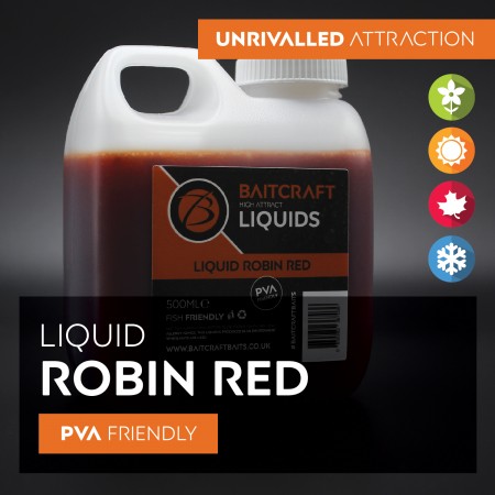 LIQUID ROBIN RED | LIQUIDS | VIEW FULL RANGE | Baitcraft Ltd.
